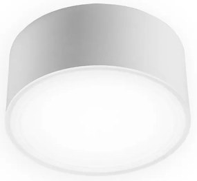 LED2 1010151DT Button II, bílé stropní svítidlo, 12W LED 3000K/4000K TRIAC, prům. 15cm