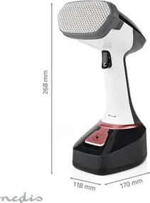 Nedis HHGS300 / Napařovač oděvů / 1400 W / 0.32 l / 25 g-m / Vyjímatel