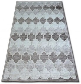 koberec AKRYL YAZZ 3766 Marocký jetel, Mříž, tmavě béžová, hnědá velikost 200x290 cm | krásné koberce cz