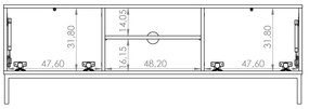 Tv stolek Quebec 2D (hikora). 1051876