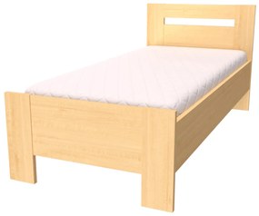 Jednolůžková postel MONTY, 90×200 cm Dekor: Javor