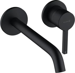 Kludi Nova Fonte umyvadlová baterie bez podomítkového tělesa černá matná 202453915