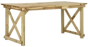 Zahradní stůl 160 x 79 x 75 cm dřevo - Default Title