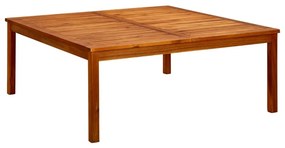 Zahradní konferenční stolek 110 x 110 x 45 cm masivní akácie 316397