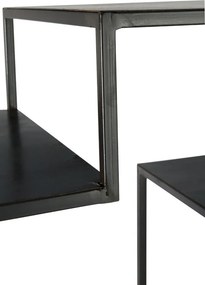 Kovový černý policový regál Scale -101*39*185cm