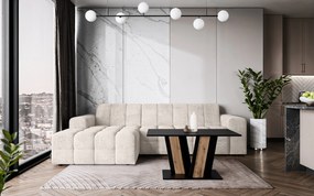 Prospero Konferenční stolek MUSS Kombinace barev: MUSS coffee table bianco marble black