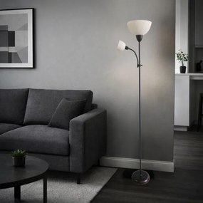 Rabalux 74109 - Stojací lampa ACTION PRO 1xE27/60W/230V + 1xE14/25W černá