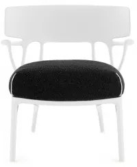 A.I. Lounge Bouclé bílá/černá Kartell