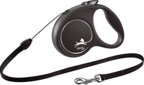 Flexi Black Design S lanko 5 m černé 12 kg