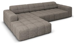 Tmavě šedá rohová pohovka (levý roh) Chicago – Cosmopolitan Design