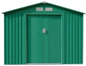 G21 Zahradní domek GAH 580 - 251 x 231 cm, zelený