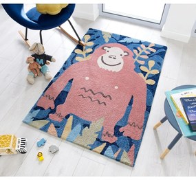 Flair Rugs koberce Kusový koberec Zest Kids Jungle Monkey Brown/Multi ROZMĚR: 80x120