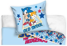 Carbotex Dětské povlečení Ježek Sonic Class Of 1991 140x200 + 70x90 cm