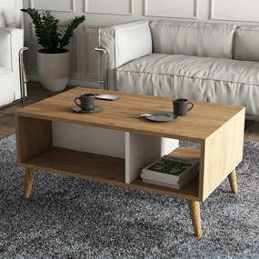 Konferenční stolek Exxen Oak and White