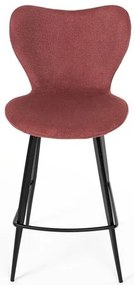 Autronic Partitura AUB-1068RED2  Barová židle, látka, červená