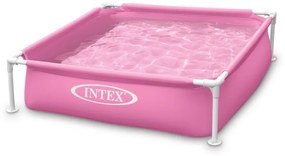 Intex 57172 Dětský bazén Mini Frame 122 x 122 x 30 cm růžový