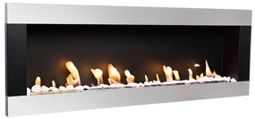 BIO FLAME biokrb Easy L Open Nerez Horizontal 115x40 cm