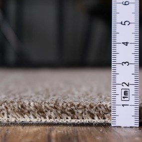 Condor Carpets, Metrážový koberec Prestige 492, na míru, šíře 4m, hnědá, ab (mřížka), dětský pokoj
