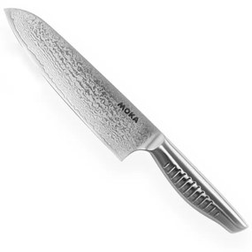 nůž Santoku 180mm - Suncraft MOKA vg-10 Damascus, japonský kuchyňský nůž