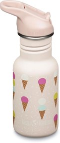 Dětská nerezová lahev Klean Kanteen Kid Classic Narrow 12oz - Ice Cream 355 ml