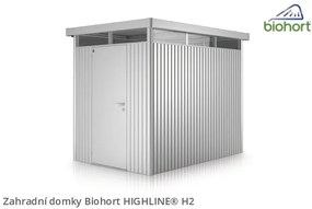 Biohort Zahradní domek HIGHLINE® H2-1K Barva: stříbrná metalíza