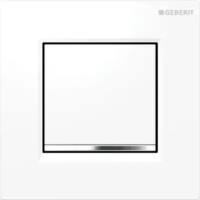 Geberit - Ovládání splachování pisoáru, bílá/lesklý chrom