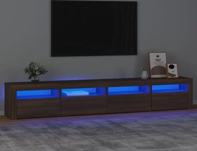 vidaXL TV skříňka s LED osvětlením 240x35x40 cm [3152763] Barva: Černá