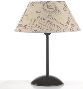 ONLI - Stolní lampa MAIDA 1xE27/15W/230V 38 cm hnědá