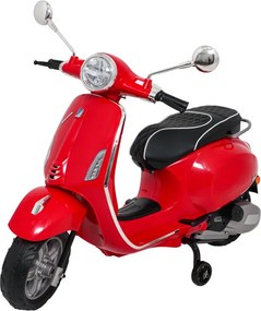 Elektrický skútr Vespa ROMA červený