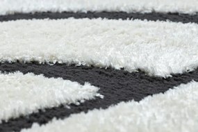 Dywany Łuszczów, Kusový koberec Mode 8631 geometric cream/black, 120x170, černobílá, kancelář