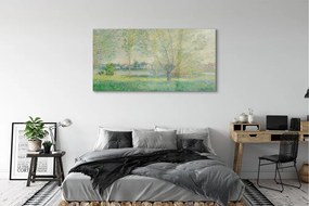 akrylový obraz Art namalovaný louka 140x70 cm
