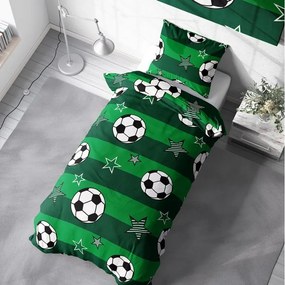 TipTrade s.r.o. Dětské povlečení Fotbal 140x200 + 70x90 cm