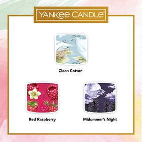 Yankee Candle Dárková sada: 3x votivní svíčka ve skle 3x 37g