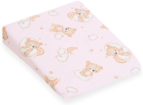 Potah na kojenecký polštář-klin New Baby BASIC 30x37 cm pink Barva: Růžová