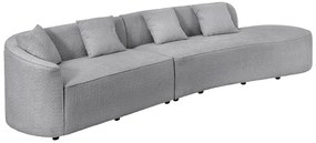 Invicta Třímístná pohovka ATELIER šedá 330 cm 46547