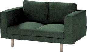 Potah na pohovku IKEA Norsborg 2-místná barva zelená látka pletený vzor
