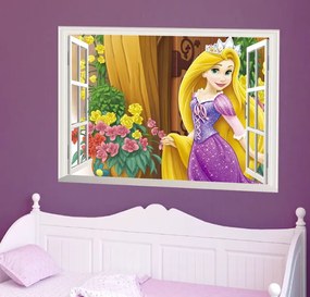 Samolepka na zeď "Princezna Rapunzel" 50x70cm