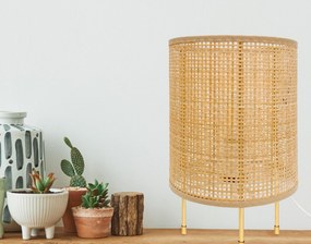 Toolight, noční lampa ve štýlu BOHO 19x31 cm GB2N21, hnědá, OSW-02800