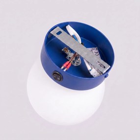 Sollux Lighting Nástěnné svítidlo YOLI 1 ultramarín s vypínačem