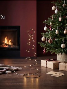 Sinsay - Vánoční dekorace ve tvaru stromu s LED světly - černá