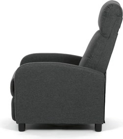 Polohovací křeslo šedé TV-W3397 GREY2