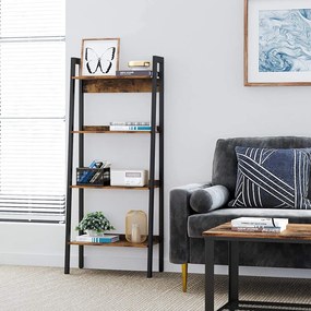 Žebříková police, 4patrová knihovna 56 x 34 x 137,5 cm