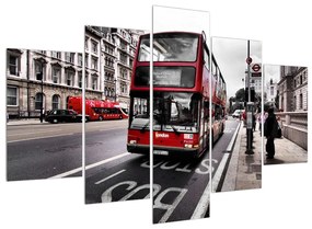Obraz londýnského autobusu (150x105 cm)