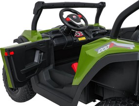 Ramiz Elektrická bugina Gravity pro děti zelená + pohon 4x4 + dálkové ovládání