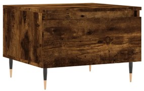 Konferenční stolek kouřový dub 50 x 46 x 35 cm kompozitní dřevo - Default Title