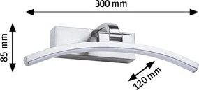 Paulmann 95556 - LED/6W Obrazové svítidlo BENTO 230V 30 cm matný chrom