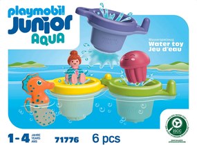 Playmobil 71776 junior aqua: plovoucí kelímky s mořskými zvířátky