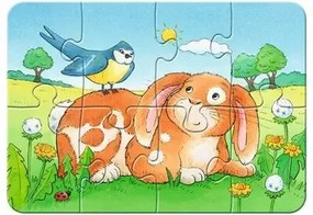 Ravensburger Moje první puzzle Roztomilá domácí zvířátka 2/4/6/8 dílků