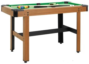 vidaXL Marketos Kulečníkový stůl 122 x 61 x 76 cm hnědý