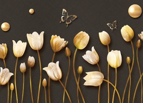 Malvis ® Tapeta Tulipány 3D Vel. (šířka x výška): 504 x 310 cm